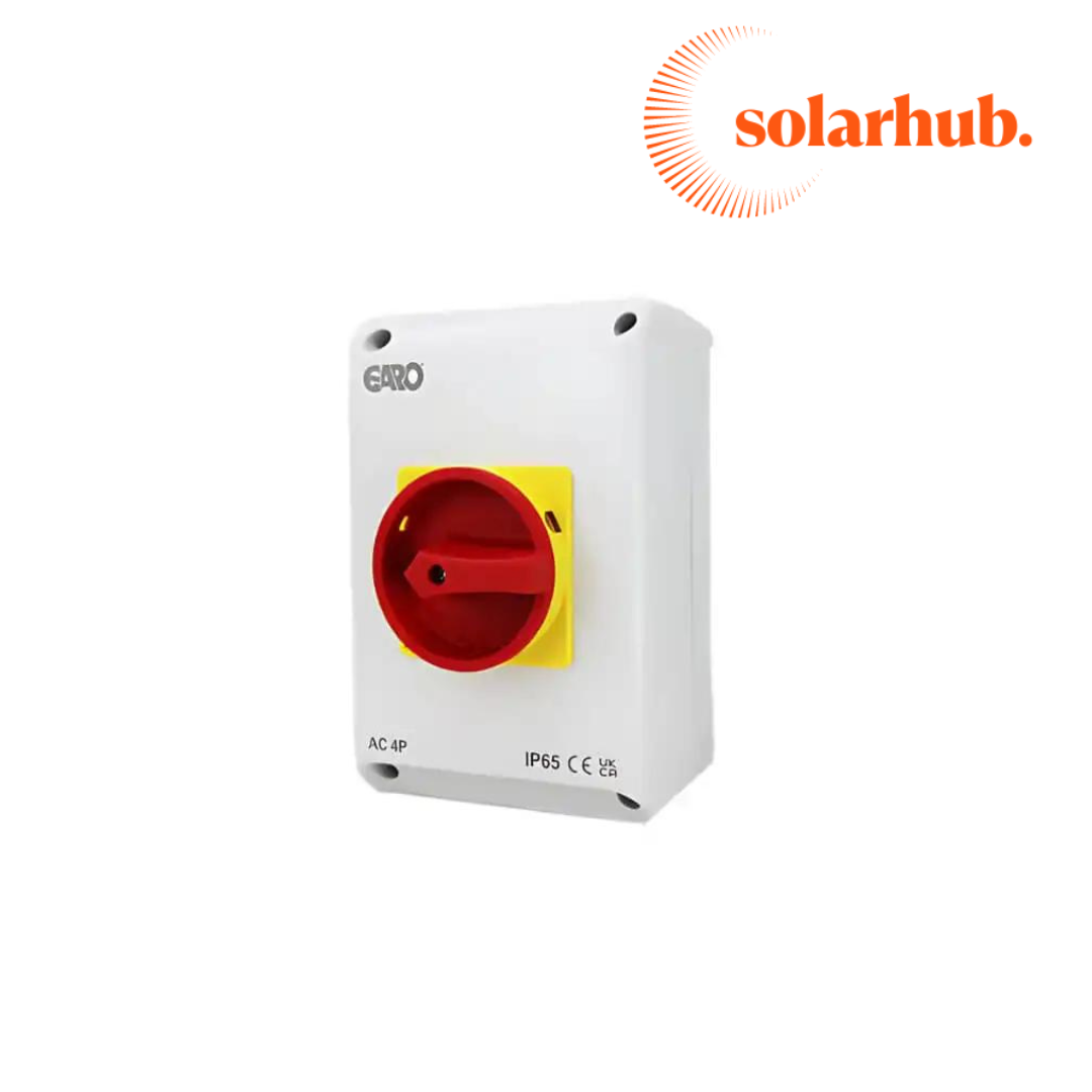 GARO AC Isolators IP65 - 25A 32A 63A 100A – Solar Hub