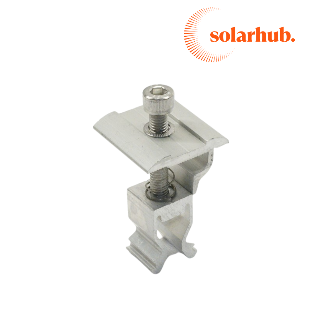 Fastensol Universal Clamp 30-40MM Black or Silver – Solar Hub