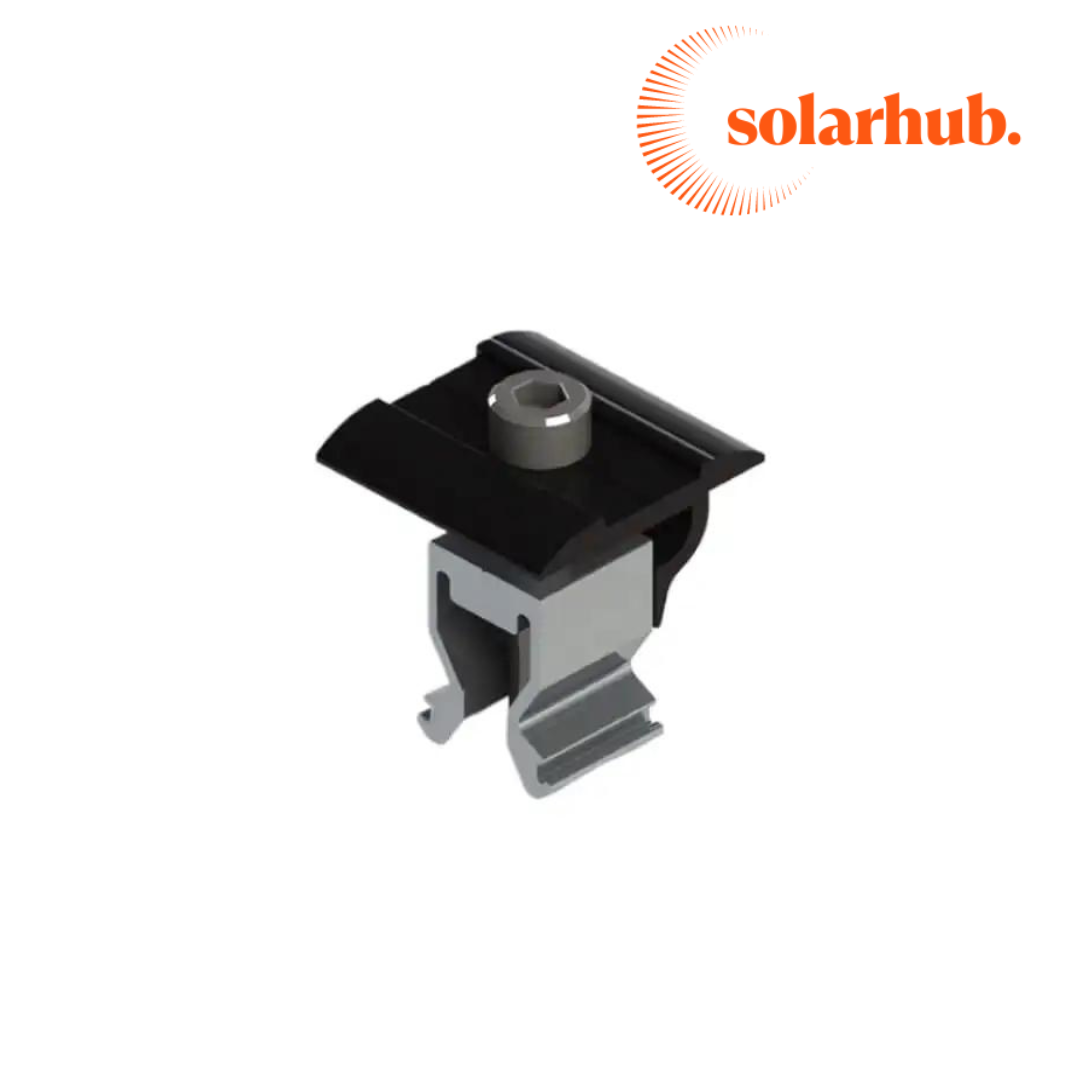 Fastensol Universal Clamp 30-40MM Black or Silver – Solar Hub
