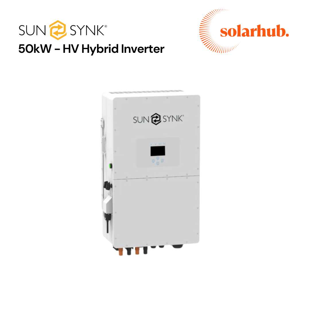 Sunsynk 50kW High-Voltage Three-Phase Hybrid Inverter – Solar Hub