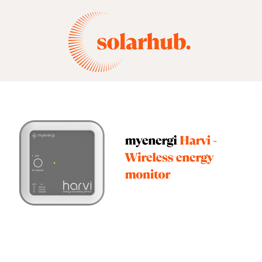 myenergi Harvi - Wireless energy monitor – Solar Hub