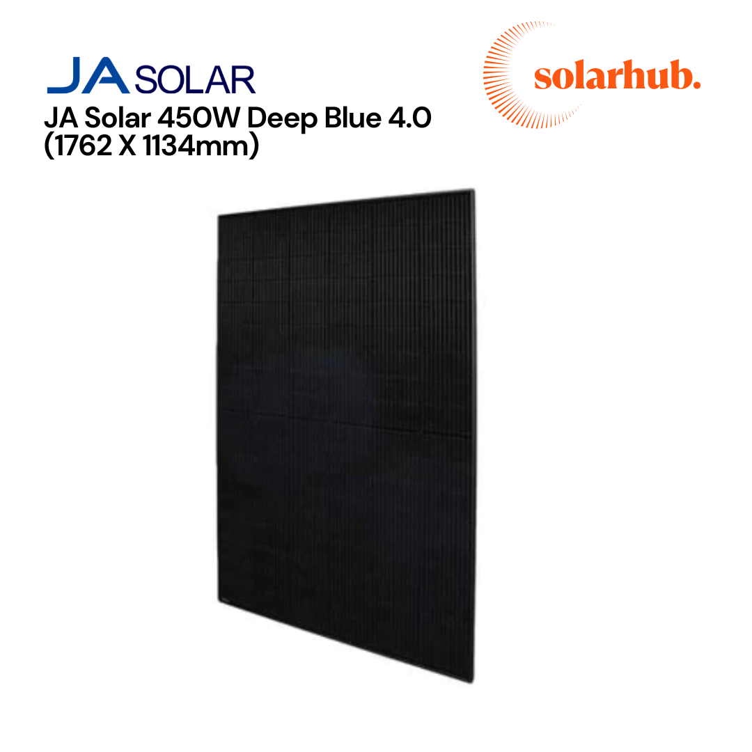 450W JA Solar Deep Blue 4.0 N-Type Full Black (JAM54D41-450-LB) – Solar Hub