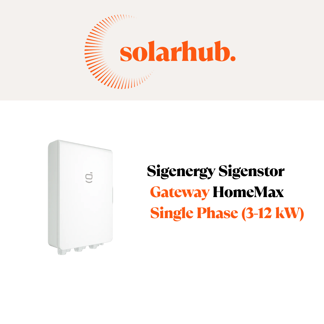 Sigenergy Sigenstor Gateway HomeMax Single Phase (3-12 kW) – Solar Hub